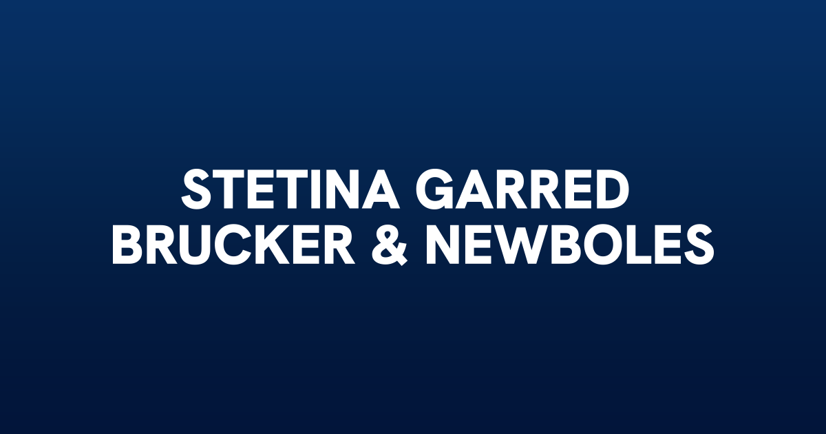 Stetina Garred Brucker & Newboles | Matthew Newboles
